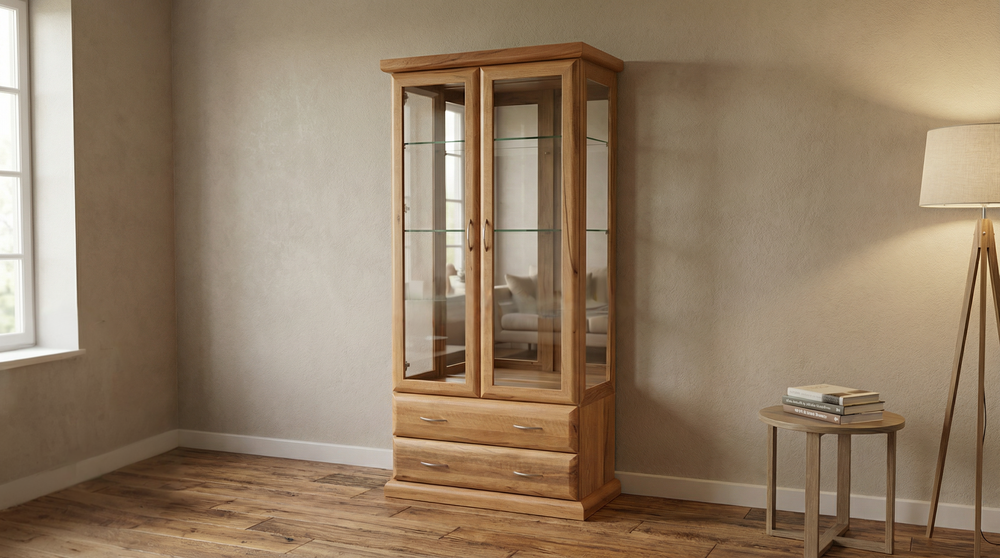 The 2 Door Pacific Display Cabinet - Contemporary Cabinets & Storage ...